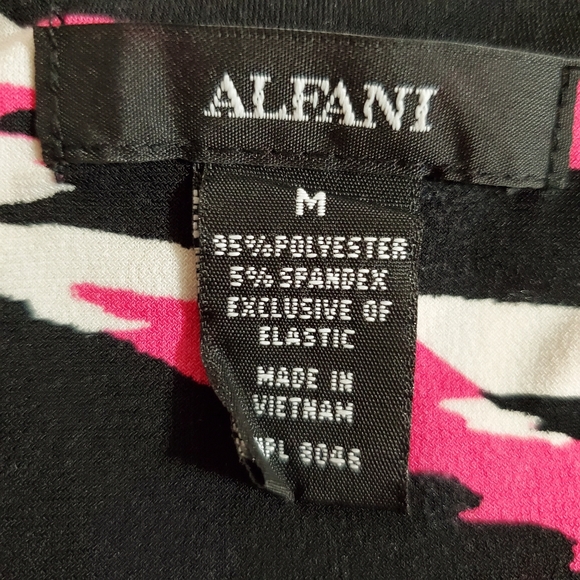 Alfani | Tops | Alfani3 Color Abstract Print Topeuc Sz Med | Poshmark